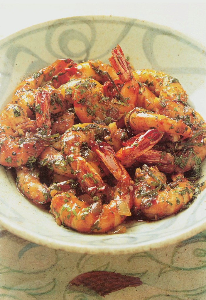 Stir-fried Prawns with Oyster Sauce from Ken Hom Cooks Thai by Ken Hom