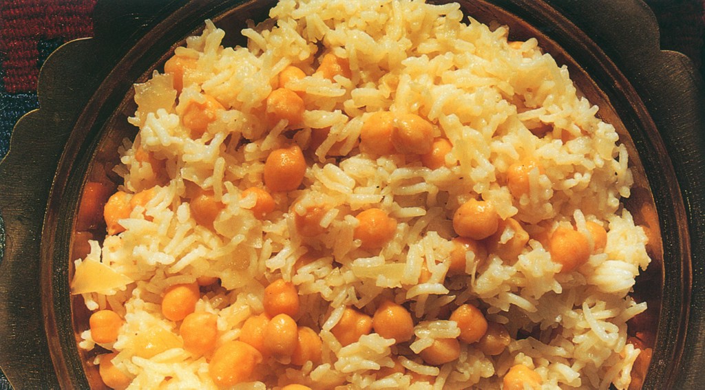 Chickpea Pilaf from Classic Turkish Cooking by Ghillie Basan