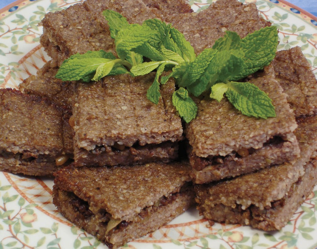 Lamb (or Beef, or Chicken) Kibbi Tray from Classic Lebanese Cuisine ...