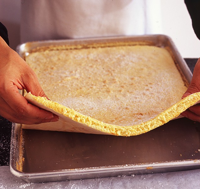 Almond Paste Sponge Cake from Baking by James Peterson