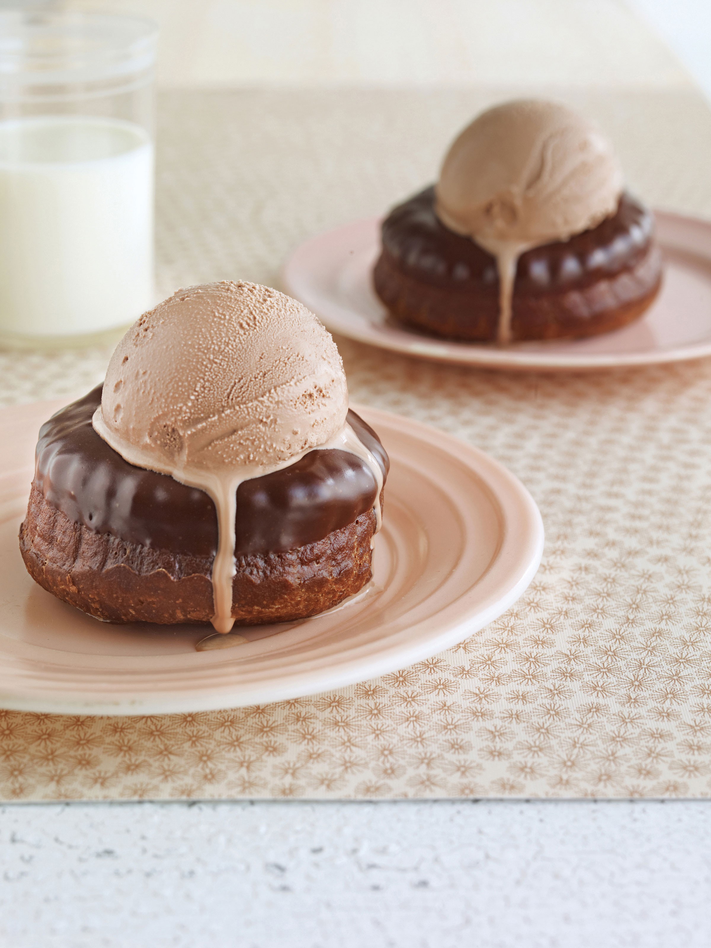 Double-Dipped Chocolate Donuts from Donuts by Elinor Klivans