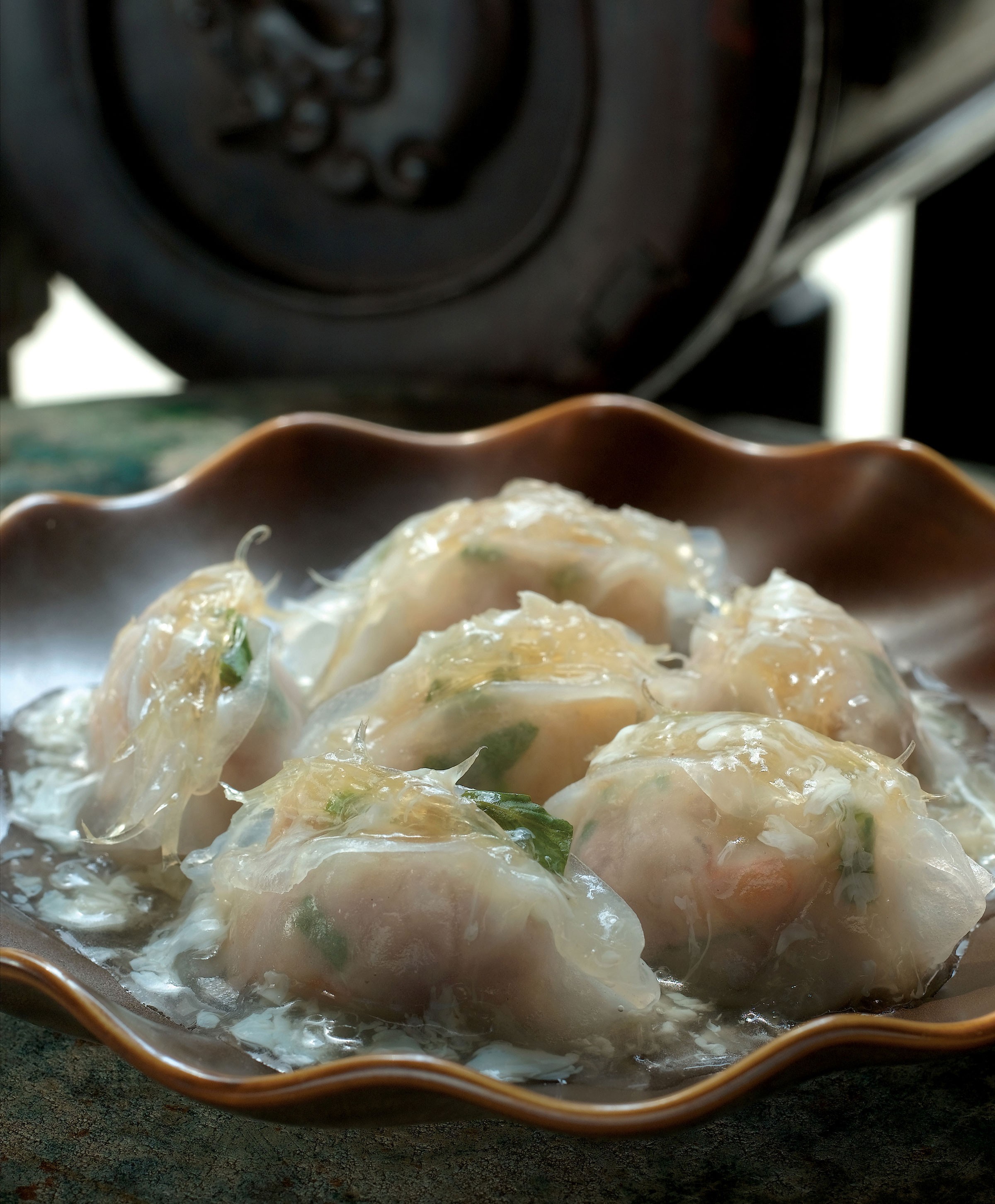 Shark’s Fin Dumplings with Bird’s Nest Sauce from Dim Sum by Chan Chen Hei