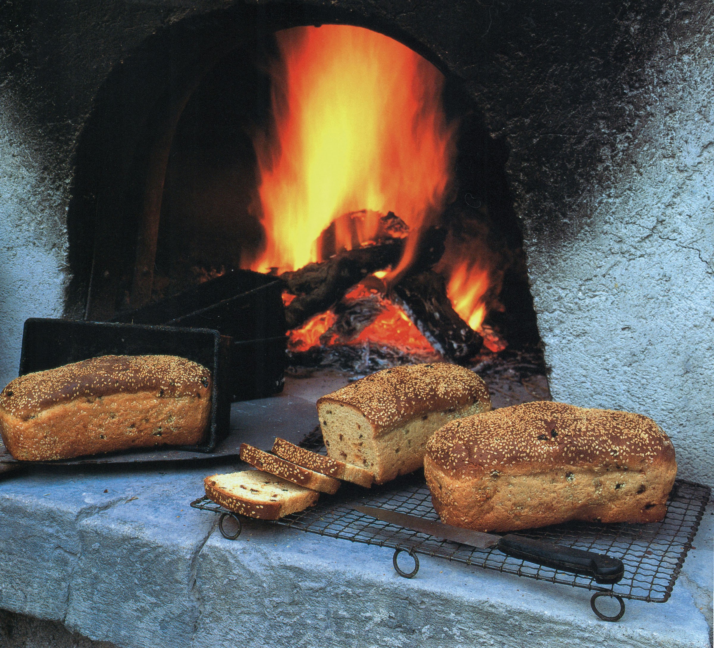 Raisin Bread from Mykonos from The Foods of Greece by Aglaia Kremezi
