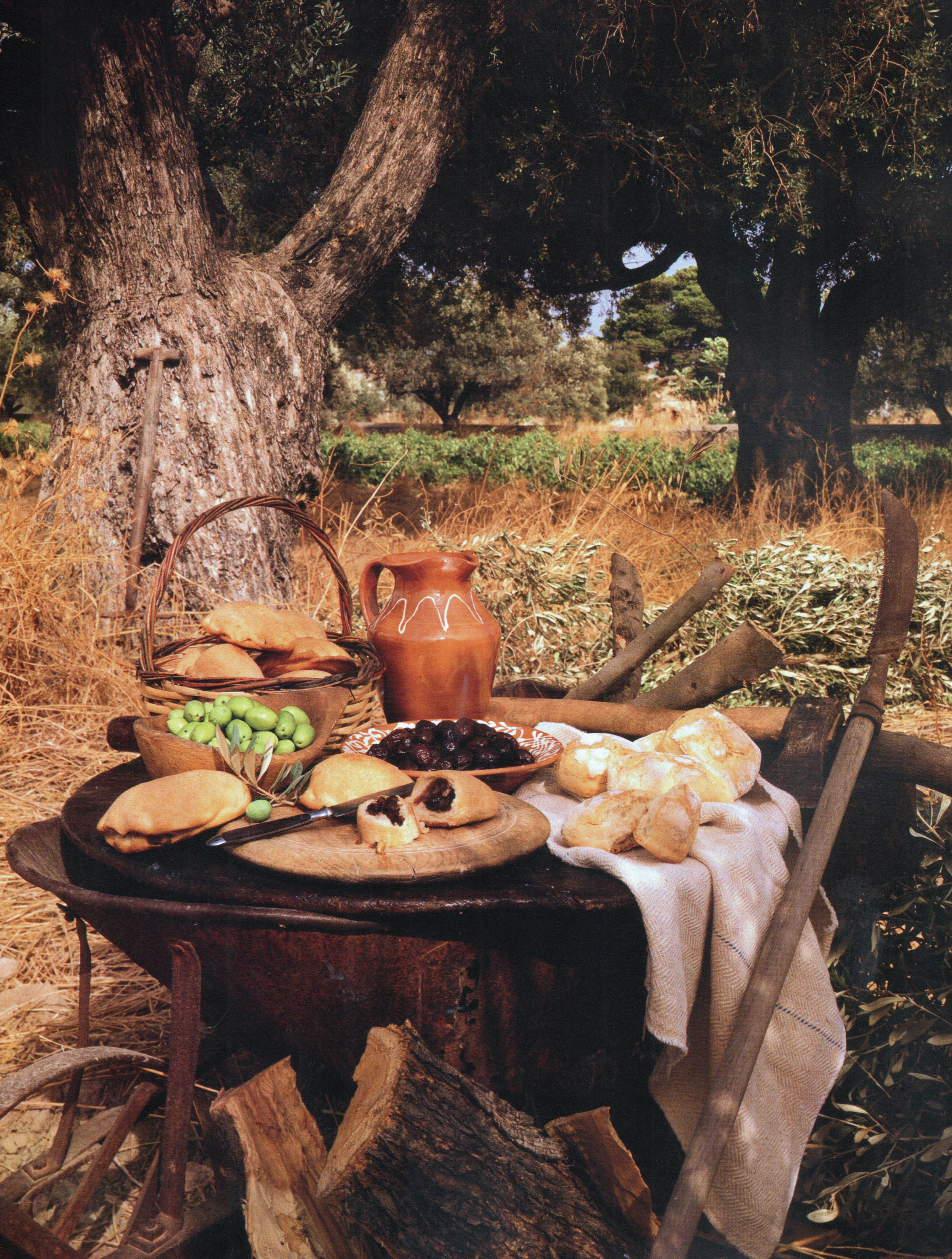 Small Olive Pies from The Foods of Greece by Aglaia Kremezi