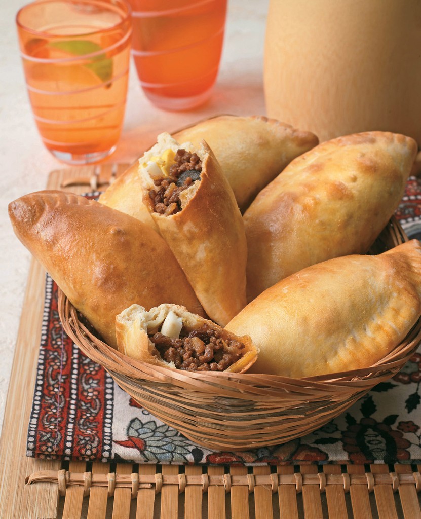 Little beef turnovers from Food and Cooking of Chile by Boris Basso Benelli