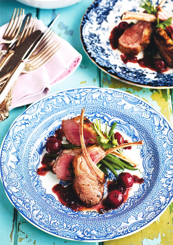 Lamb with Cherry and Rum Sauce from Food for Friends by Levi Roots