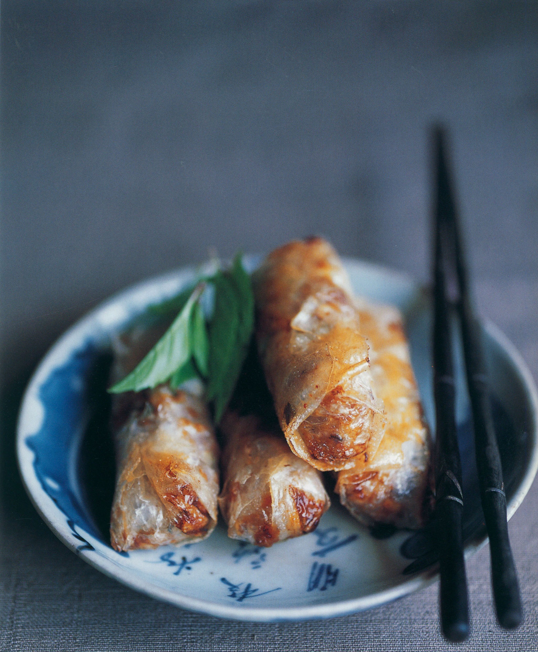 Crispy spring rolls from Food and Travels: Asia by Alastair Hendy