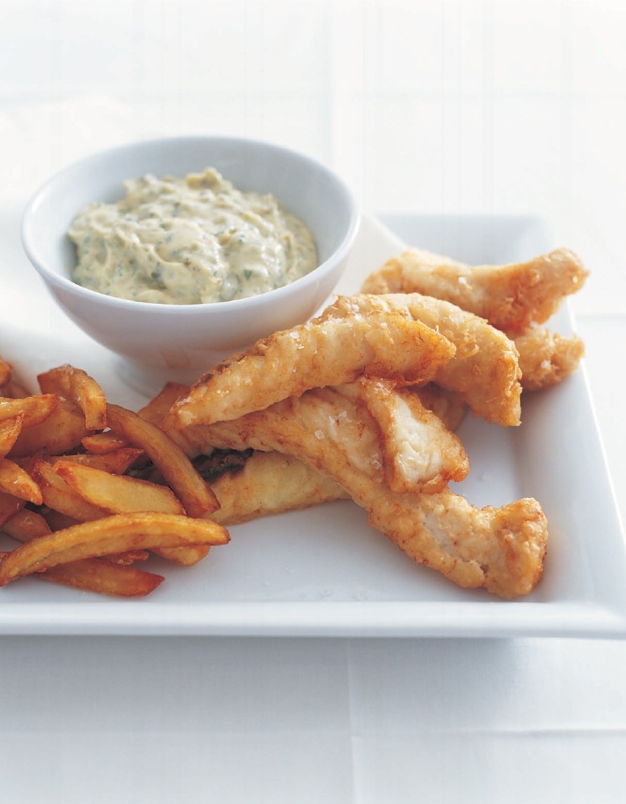 Flathead with Beer Batter from The Food I Love by Neil Perry