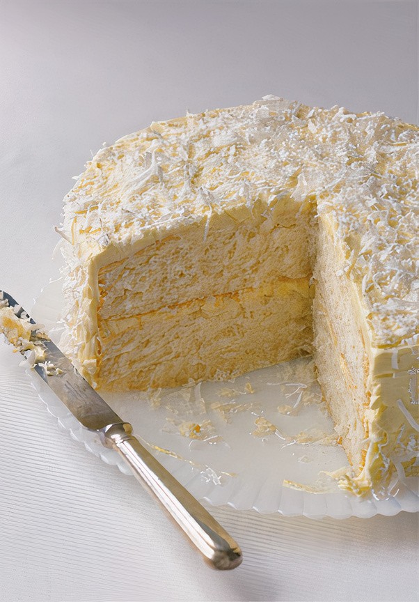 Southern (Manhattan) Coconut Cake with Silk Meringue Buttercream from ...