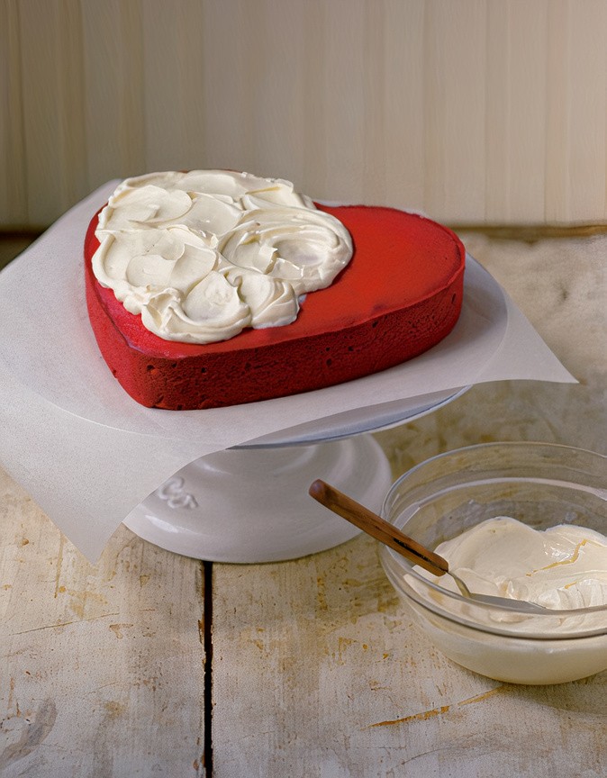Rose Red Velvet Cake from Rose's Heavenly Cakes by Rose Levy Beranbaum