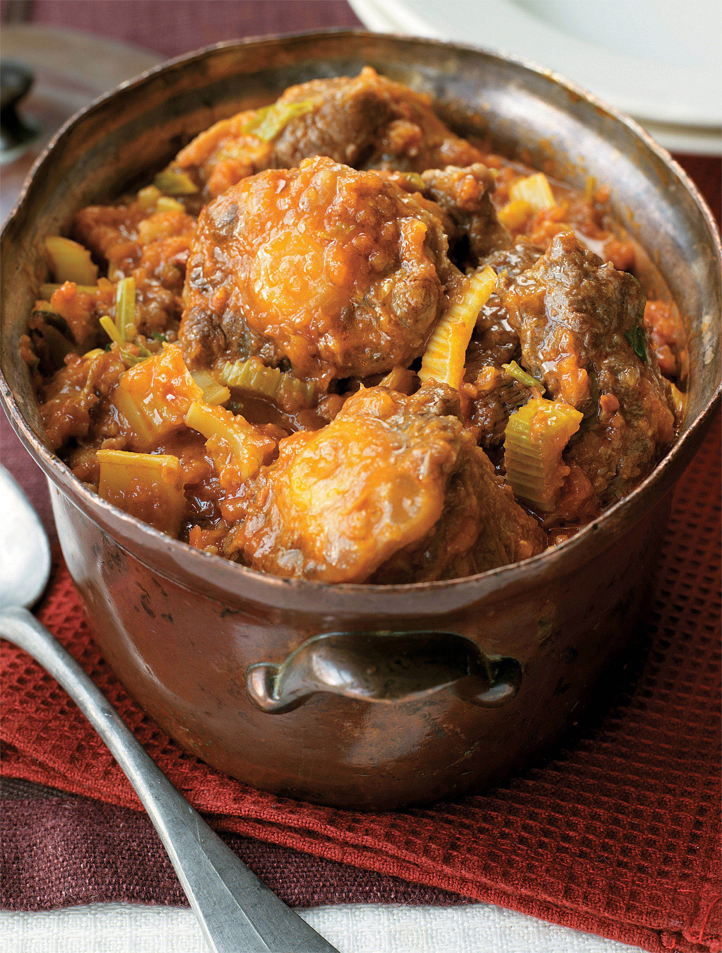 Coda alla Vaccinara from The Italian Regional Cookbook by Valentina Harris