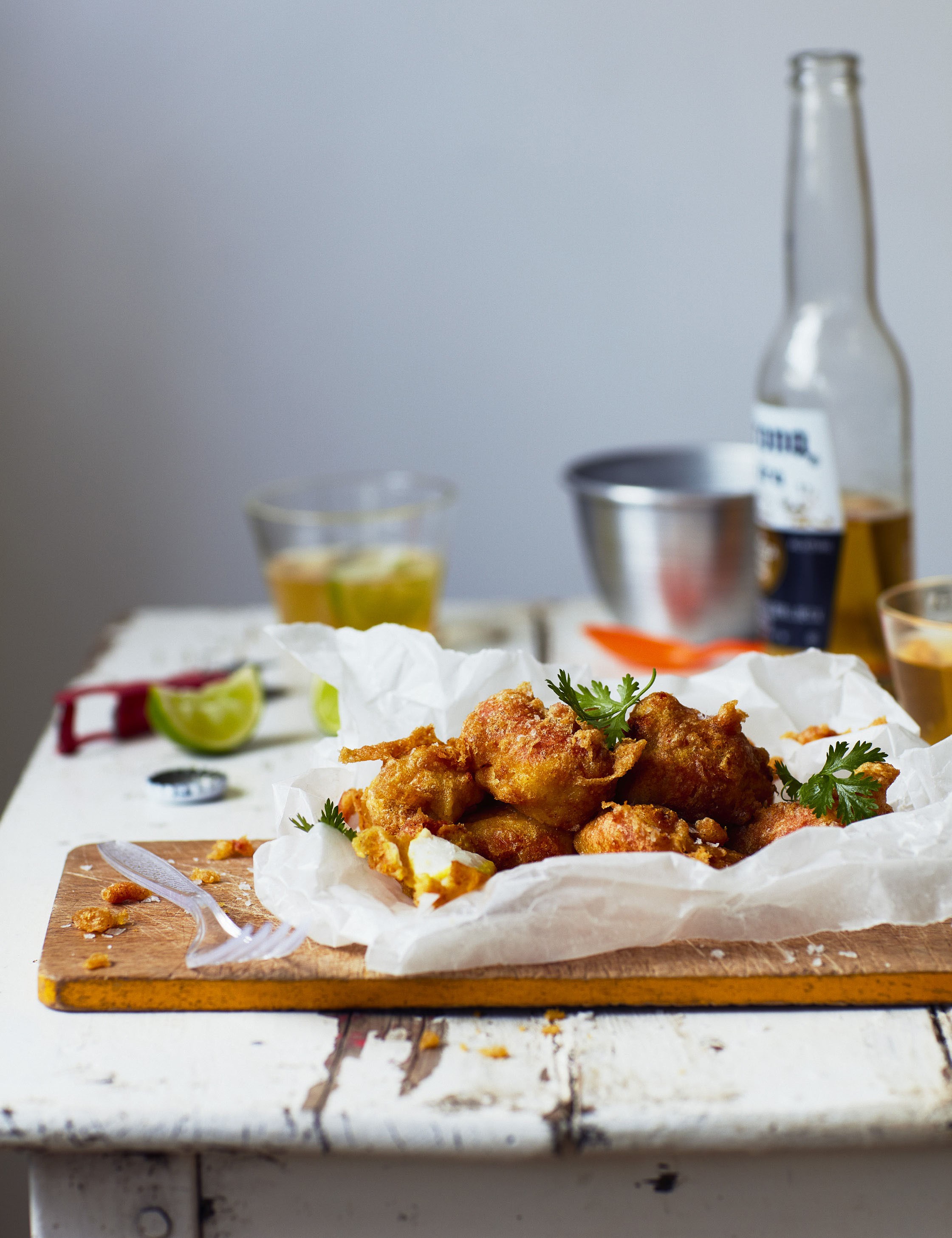 Fish Pakoras from Mowgli Street Food by Nisha Katona