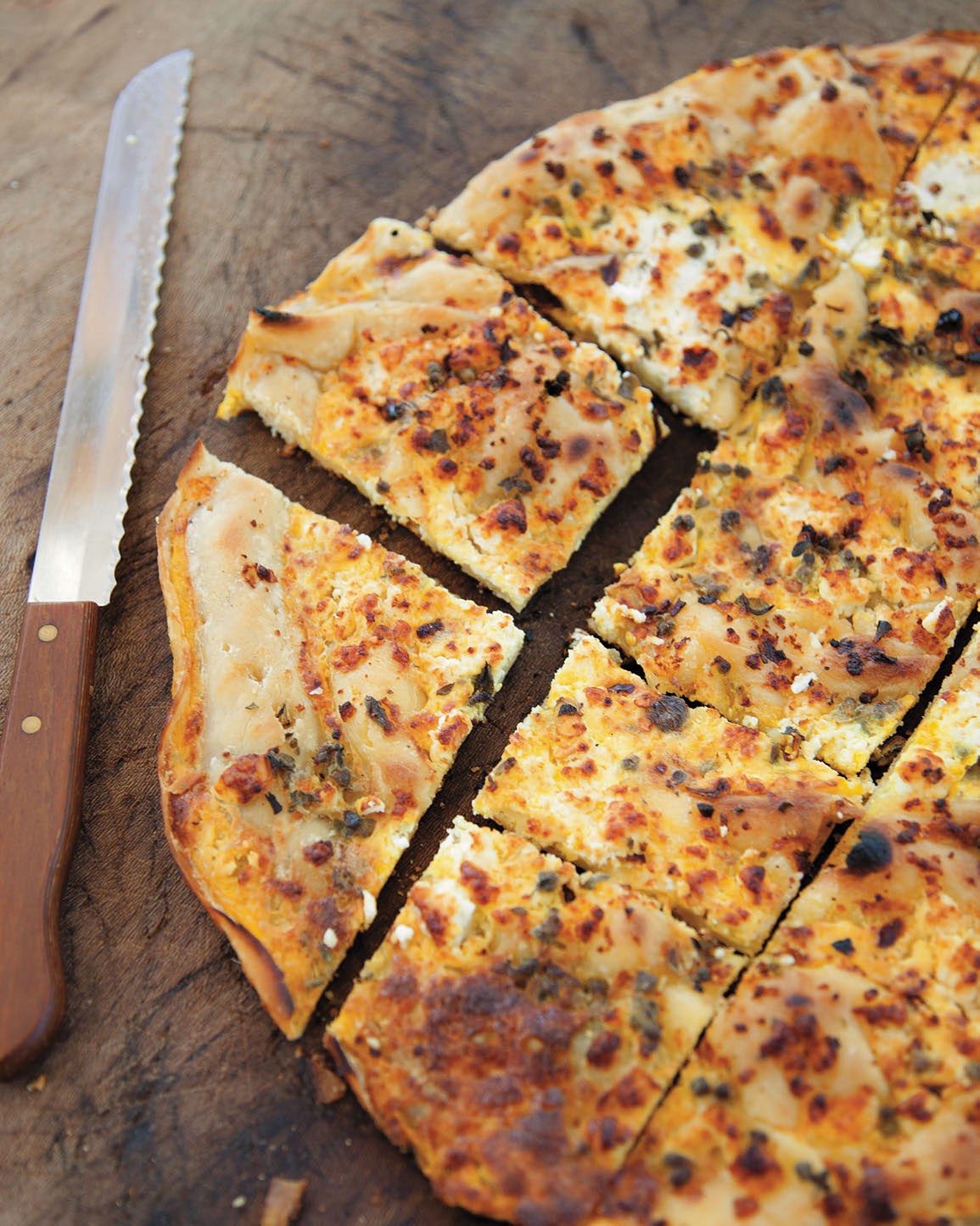Crispy Cheese Pie from Mediterranean Vegetarian Feasts by Aglaia Kremezi