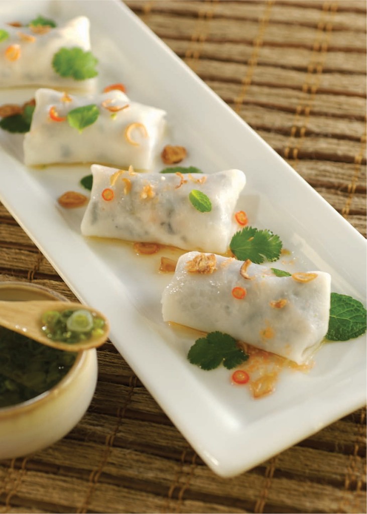 Rice Noodle Rolls with Pork, Shrimp and Wood Ear Mushrooms from ...