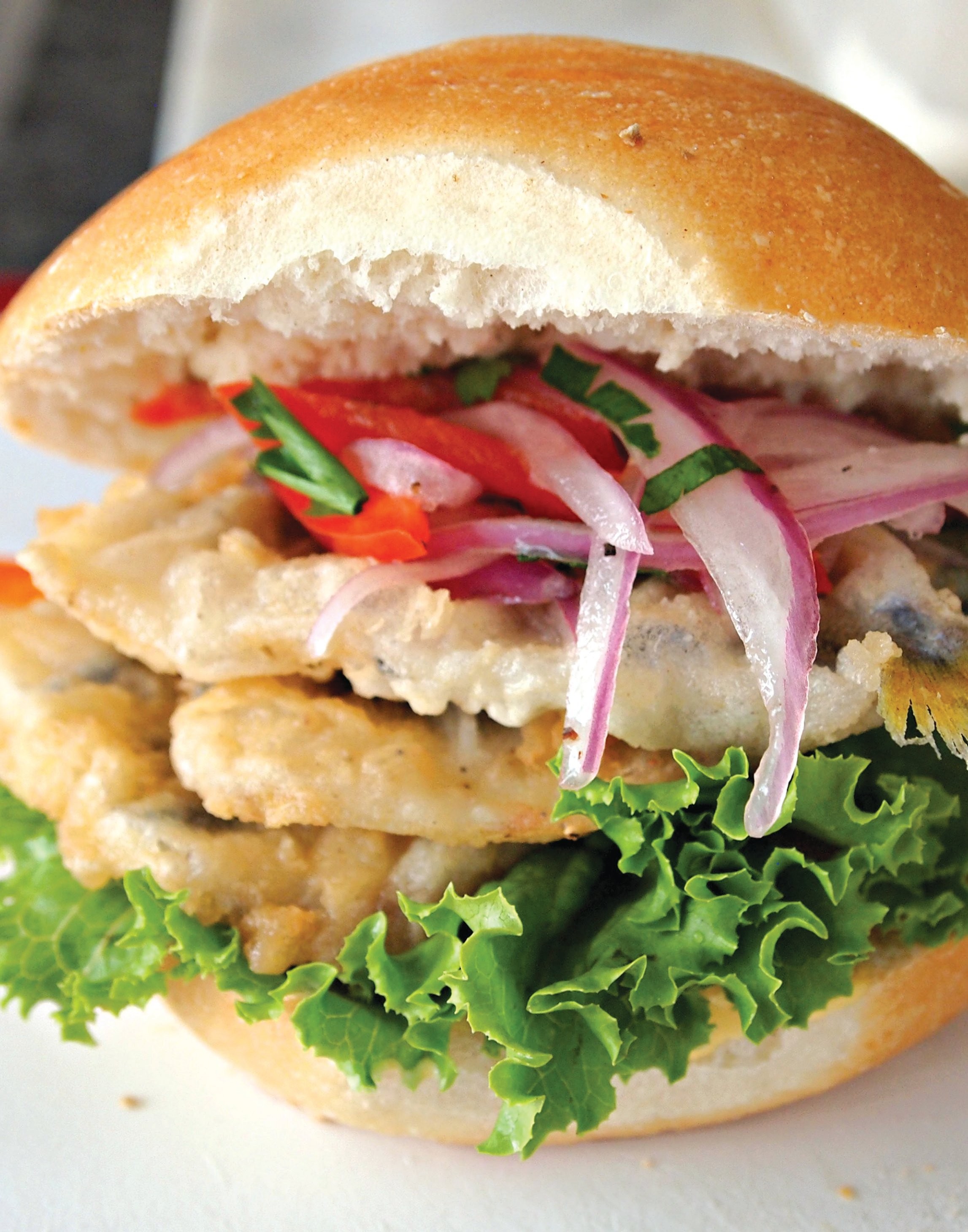 Smelt Sandwich Pan con Pejerrey from Peruvian Kitchen by Morena Cuadra