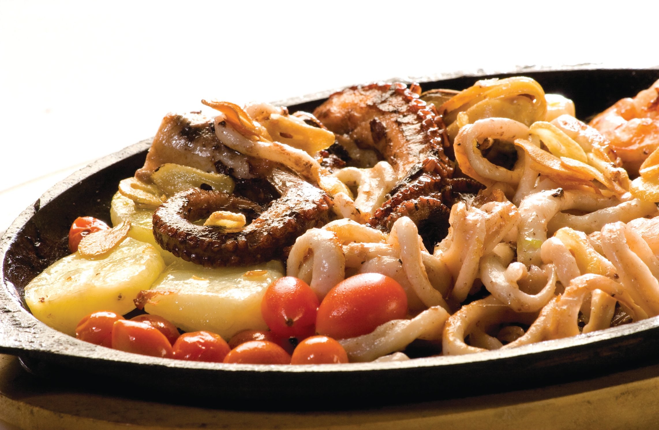 Grilled Seafood with Spicy Anticucho Sauce from Peruvian Kitchen by ...