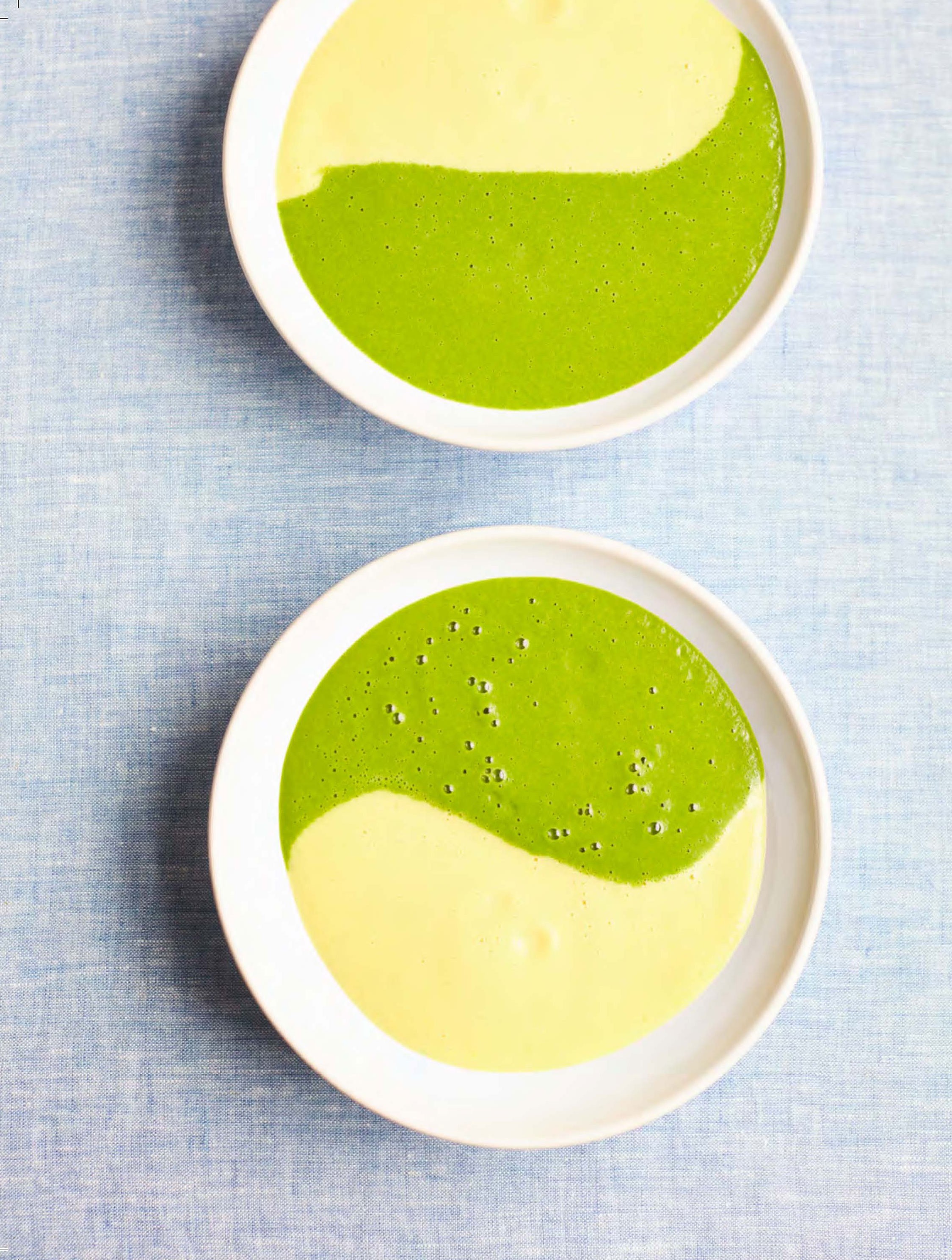 Bi-colour soups: Pea and watercress from Prue: My All-time Favourite ...