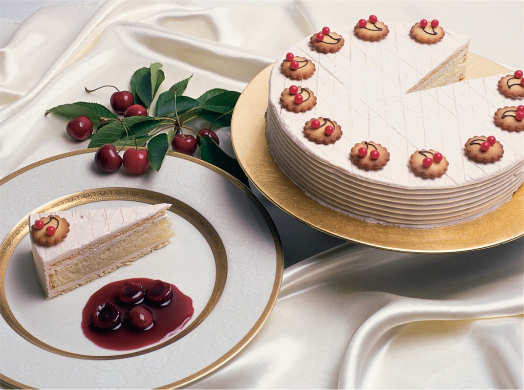 Swiss Kirsch Cake from The Professional Pastry Chef by Bo Friberg