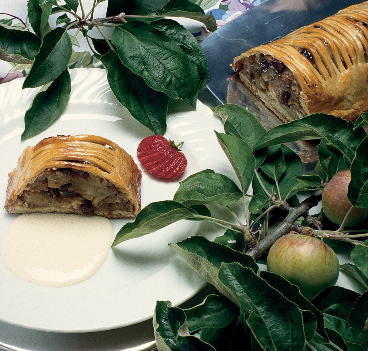 Apple Strudel, German Style from The Professional Pastry Chef by Bo Friberg