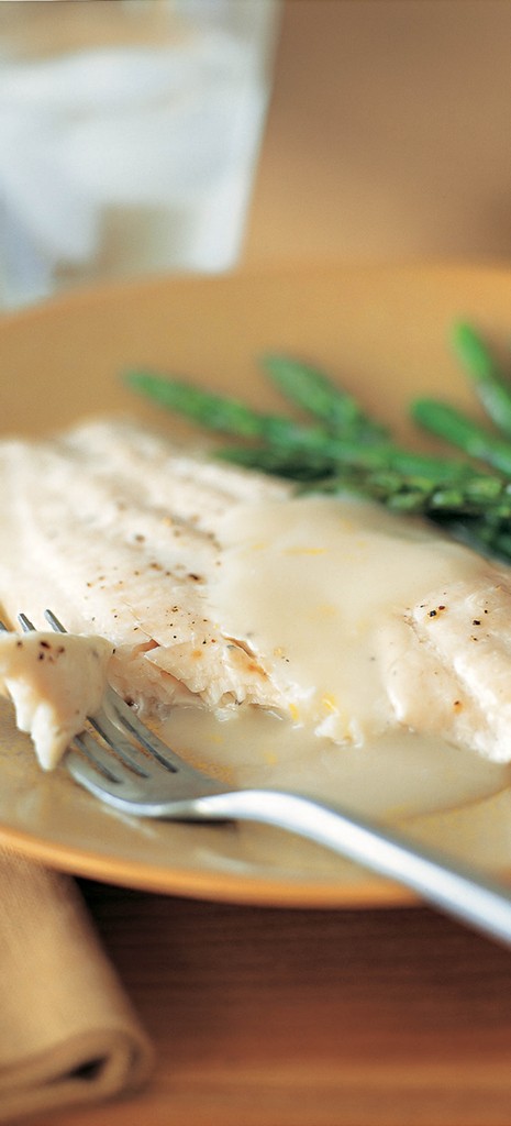 Baked Sole with Lemon-Butter Sauce from The Weeknight Cook by Brigit Binns