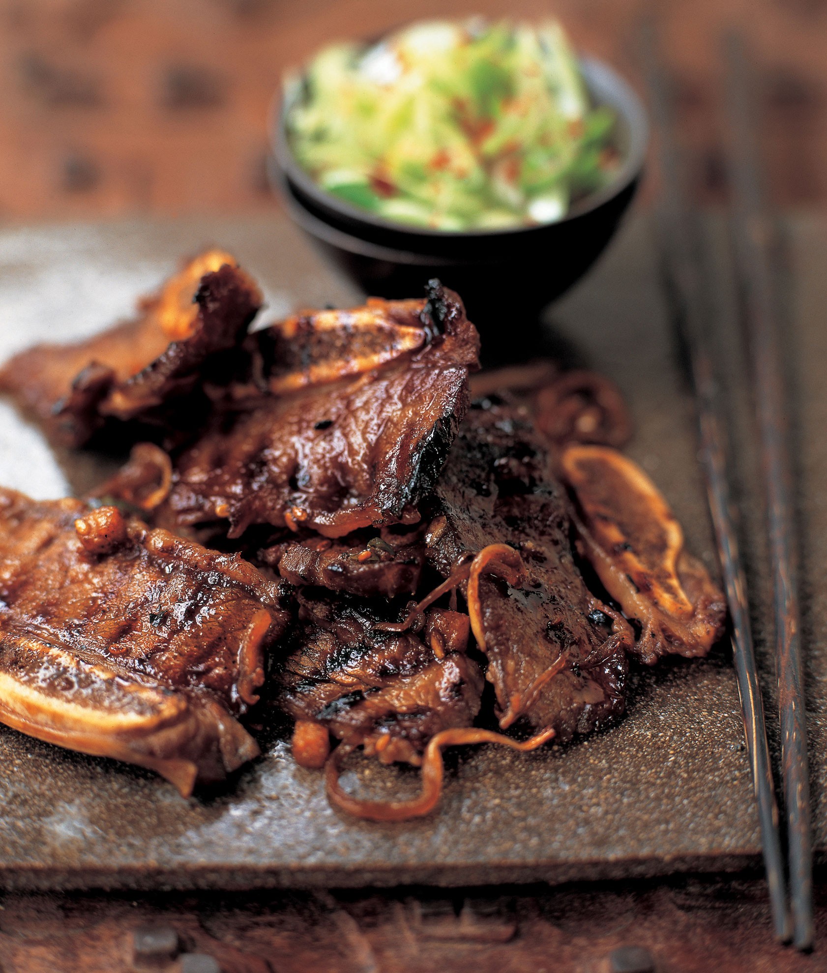 Barbecued beef short ribs from Taste of Korea by Young Jin Song