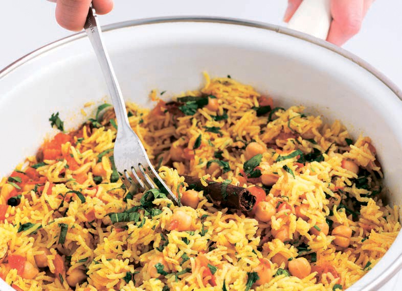 Chickpea pilau from The Complete Indian Regional Cookbook: 300 Classic ...