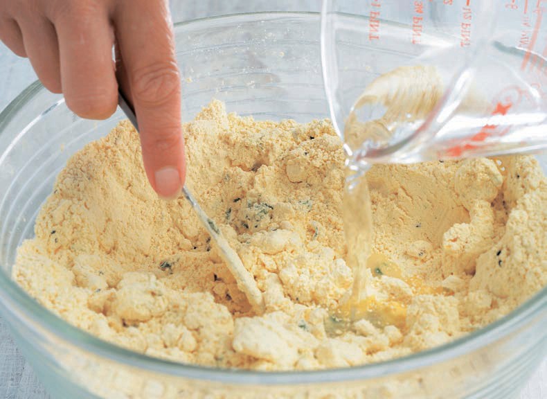 Spiced gram flour flat bread from The Complete Indian Regional Cookbook ...