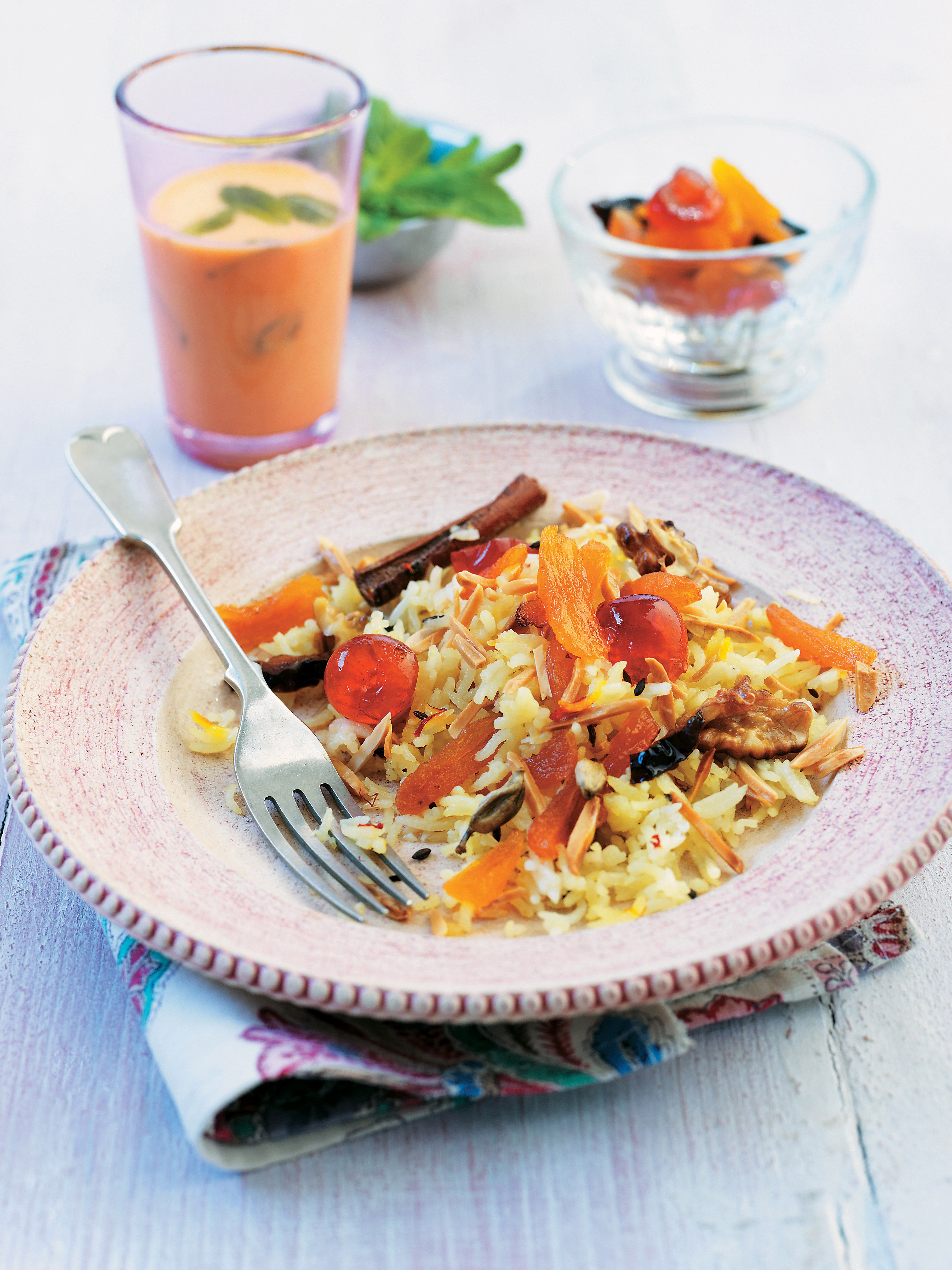 Pilau rice with aromatic spices and fruit from The Complete Indian ...