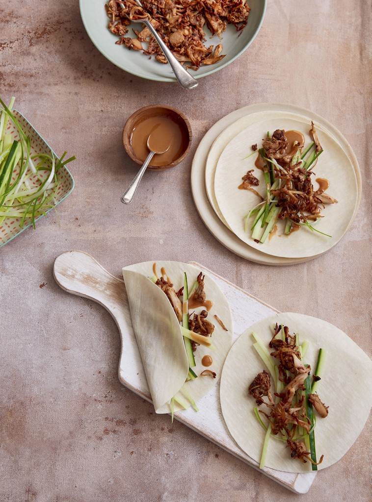 Mock Duck Wraps from Vegan(ish) by Jack Monroe