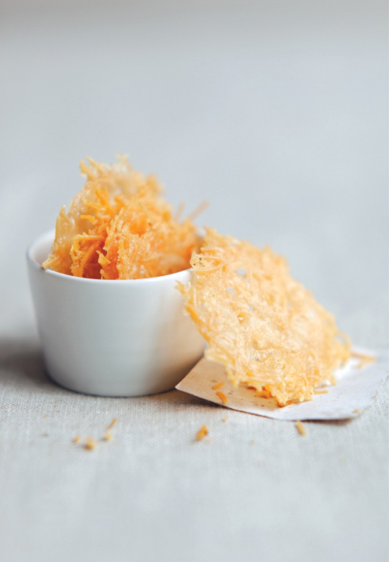 Crisp parmesan lace from Vegetarian by Alice Hart